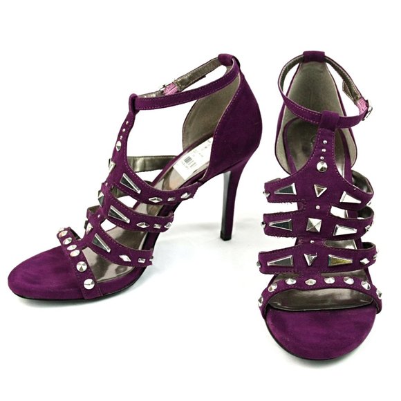 Carlos by Carlos Santana | Shoes | New Carlos Purple Faux Suede Studded ...
